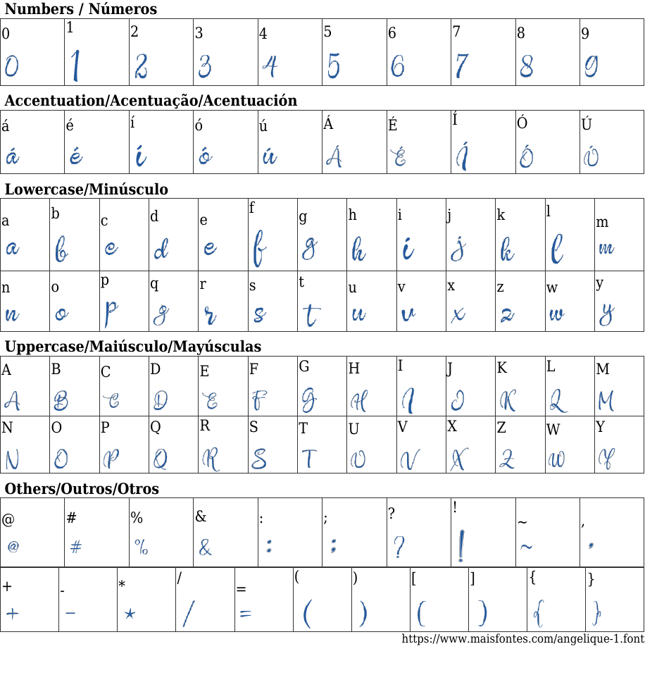 Angelique Manual Font: Free Download | MaisFontes