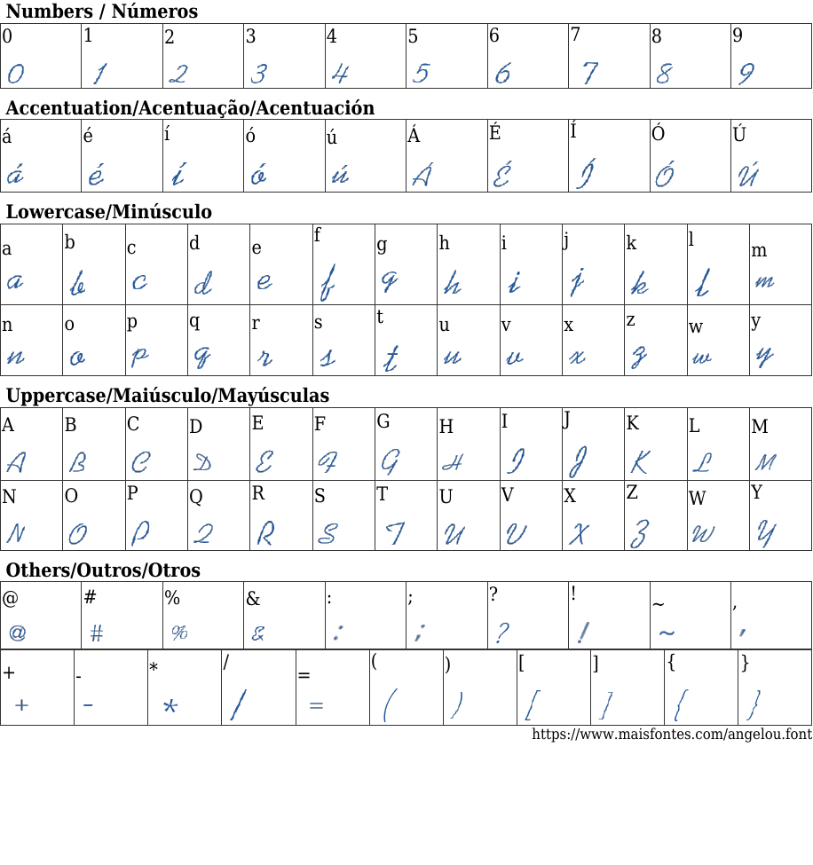 Angelou: Free Font Download | MaisFontes
