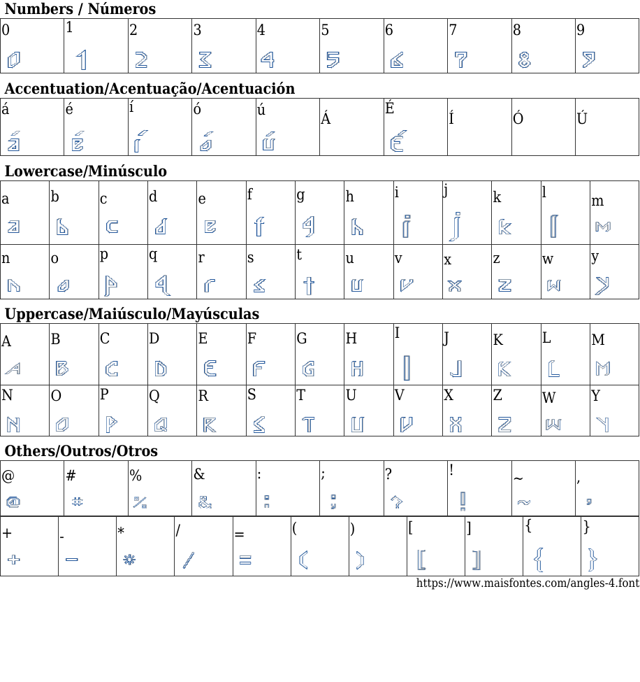 Angles 4 Font: Free Download | MaisFontes