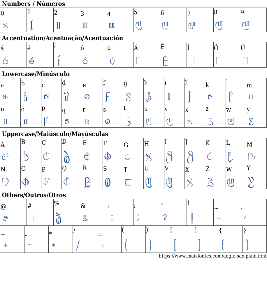 Anglo Sax Plain: Baixar Fonte Grátis | MaisFontes