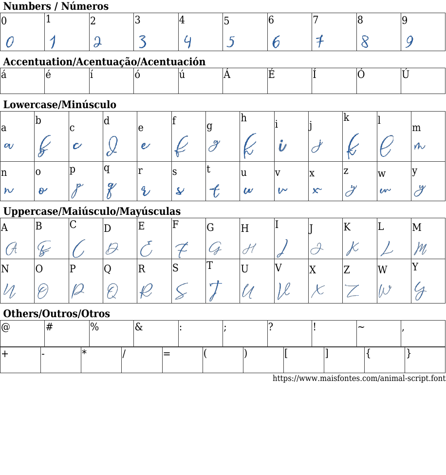 Animal Script: Baixar Fonte Grátis | MaisFontes