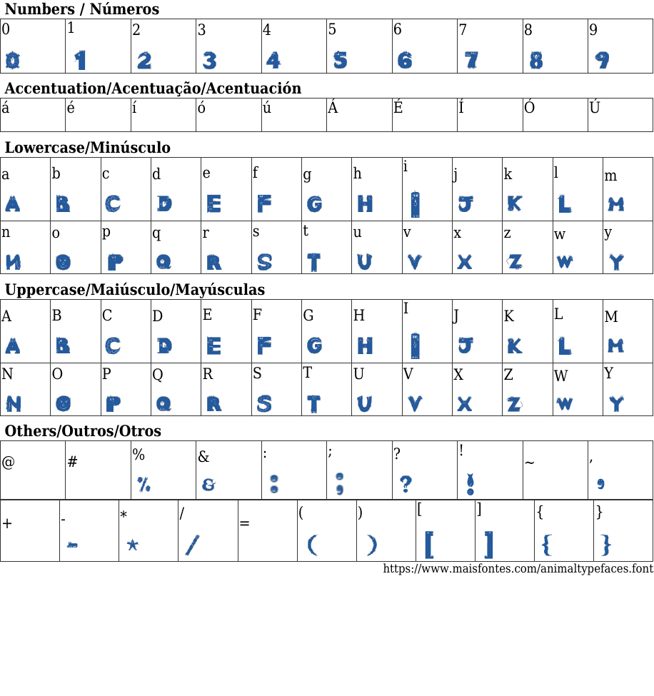 Animal Type Faces: Baixar Fonte Grátis | MaisFontes
