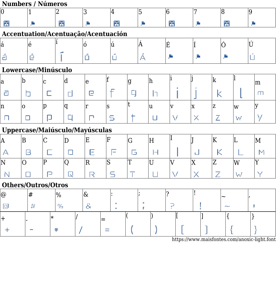 Anoxic Light: Free Font Download | MaisFontes