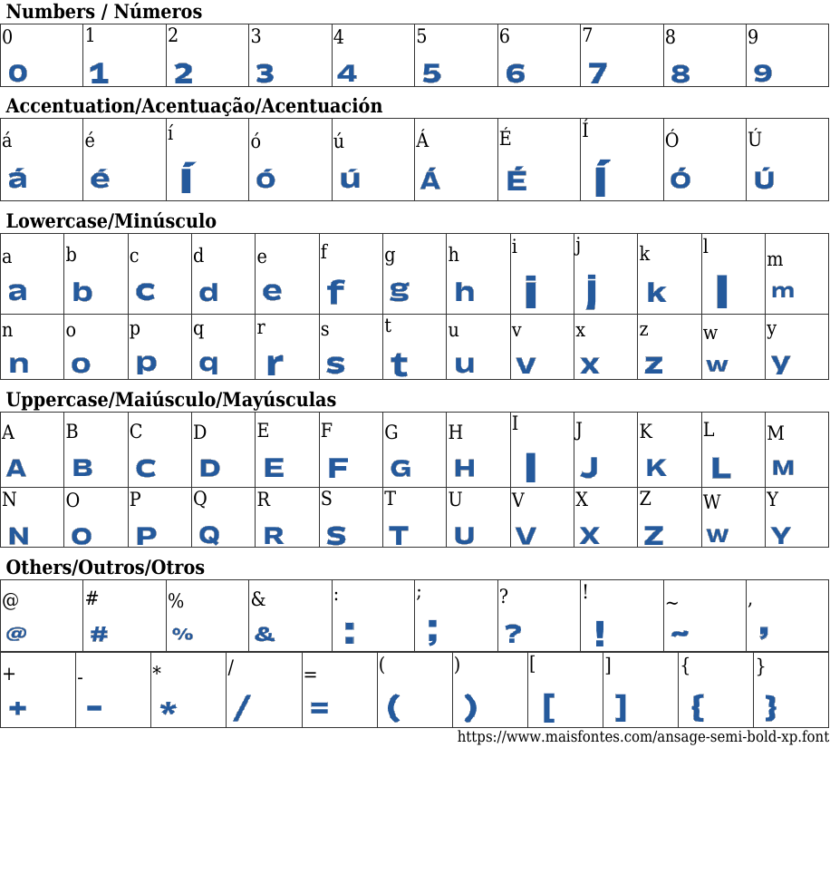 Ansage XP SemiBold Font: Free Download | MaisFontes