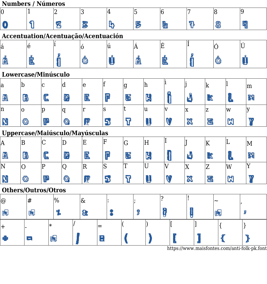 Anti folk pk: Free Font Download | MaisFontes