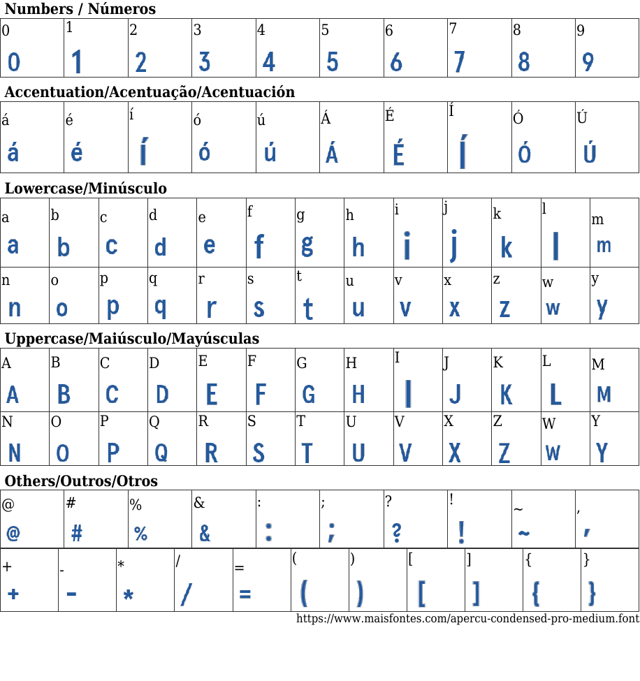 Apercu Pro Condensed Medium: Free Font Download | MaisFontes