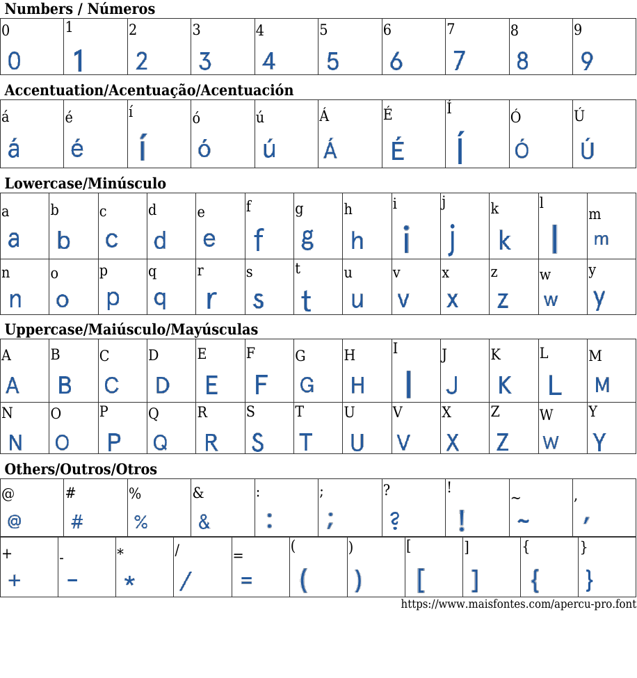 Apercu Pro Font: Free Download | MaisFontes