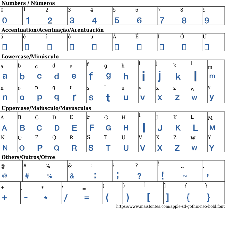 Apple SD Gothic Neo Bold font download | MaisFontes.com