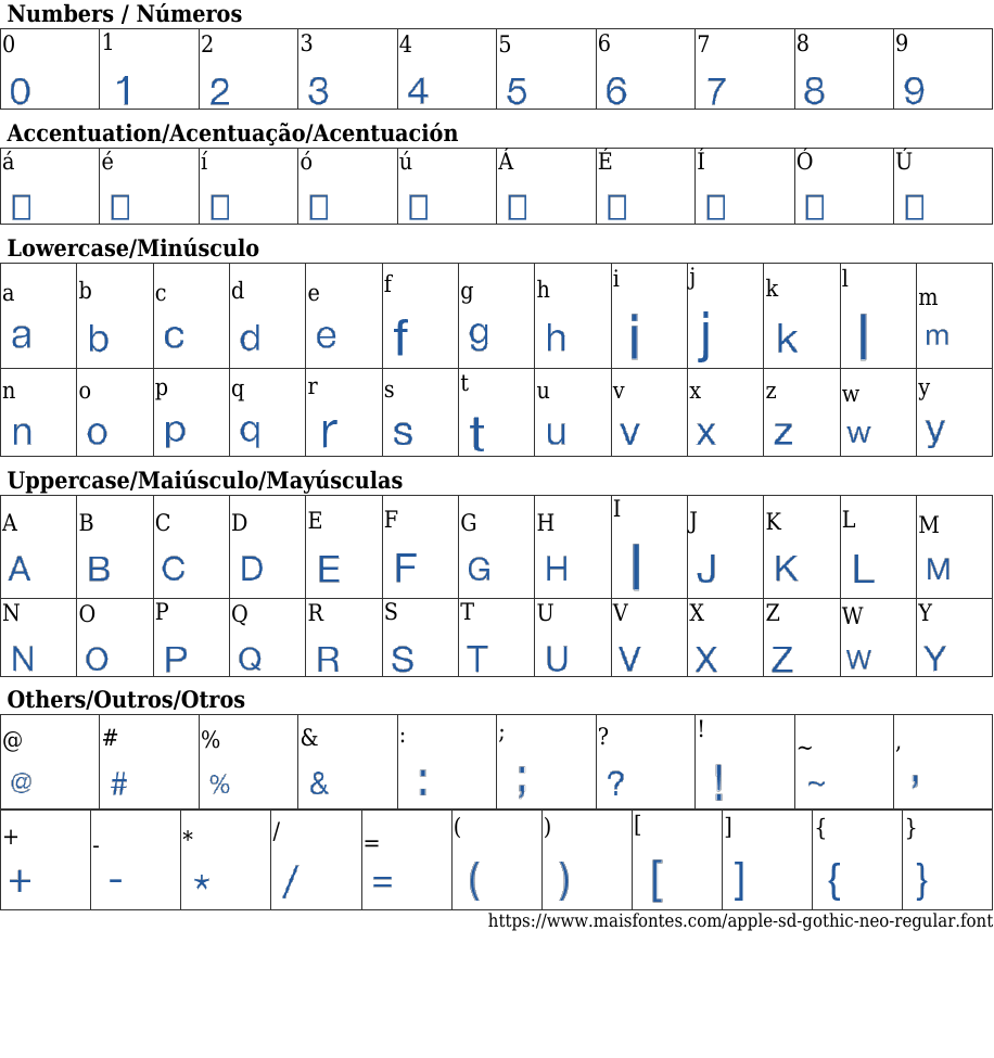 Apple SD Gothic Neo Regular Font: Free Download | MaisFontes