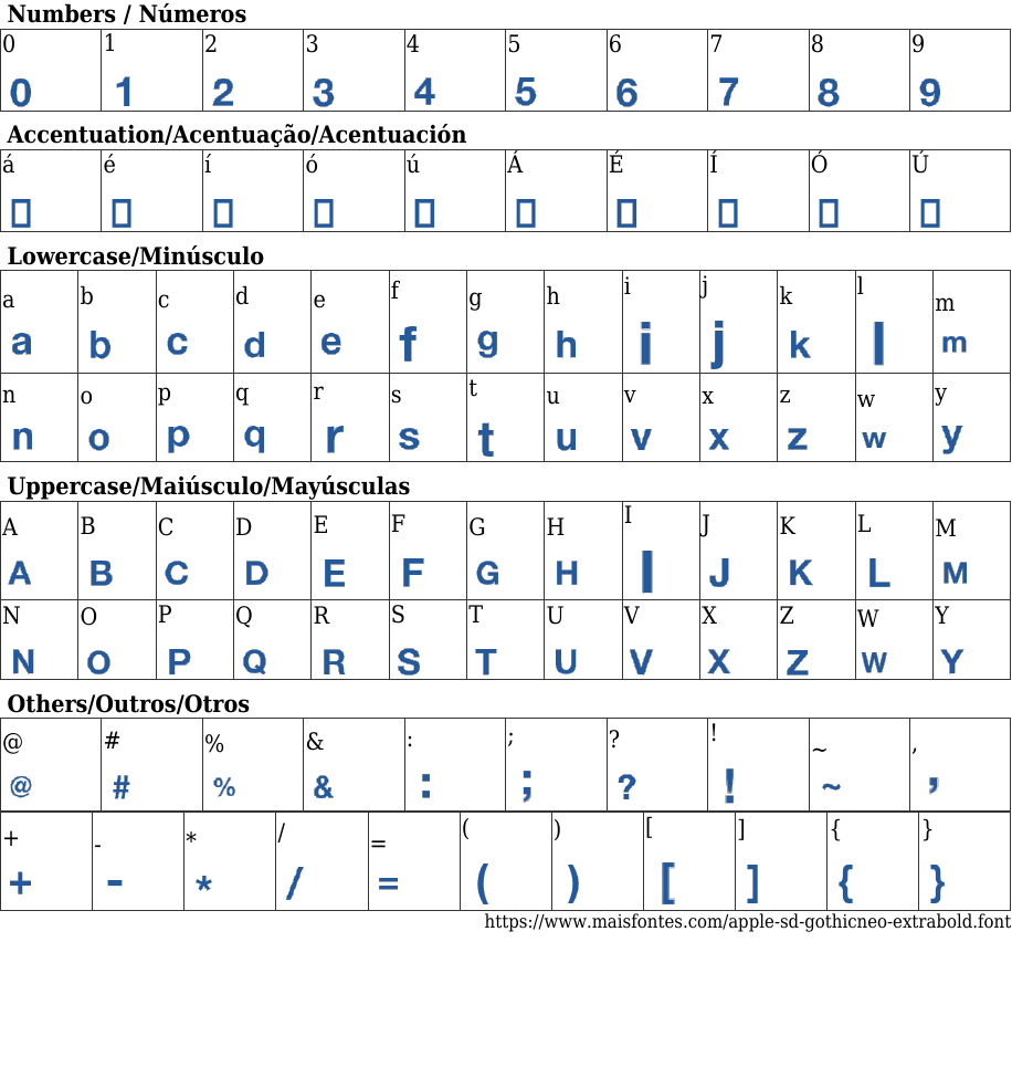 Apple SD Gothic Neo ExtraBold: Download Free Font | MaisFontes