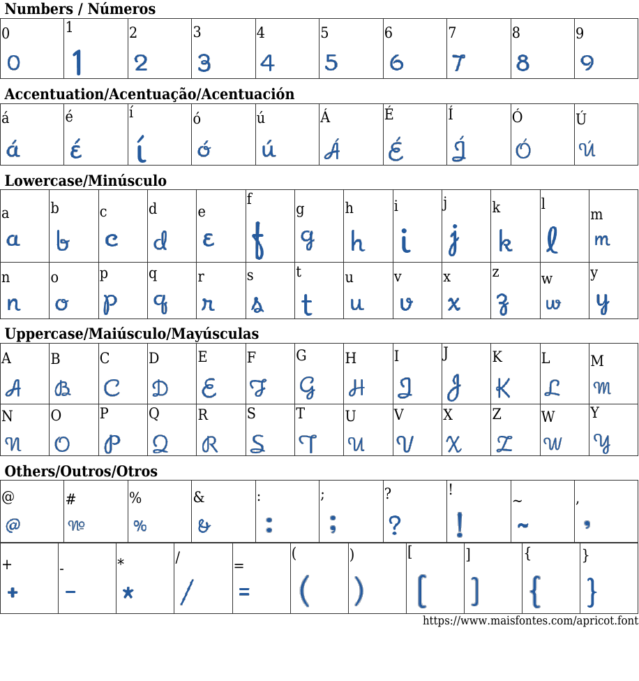 Apricot Font: Free Download | MaisFontes