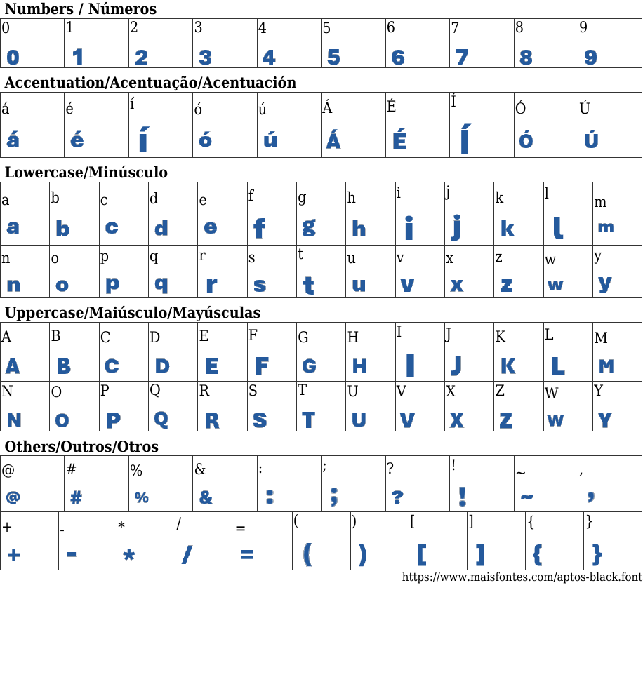Aptos Black Font: Free Download | MaisFontes
