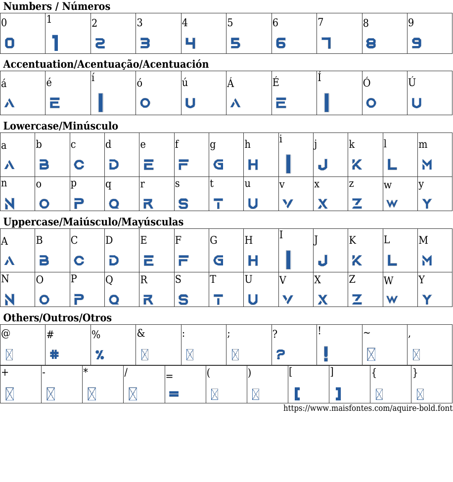 Aquire Bold: Free Font Download | MaisFontes