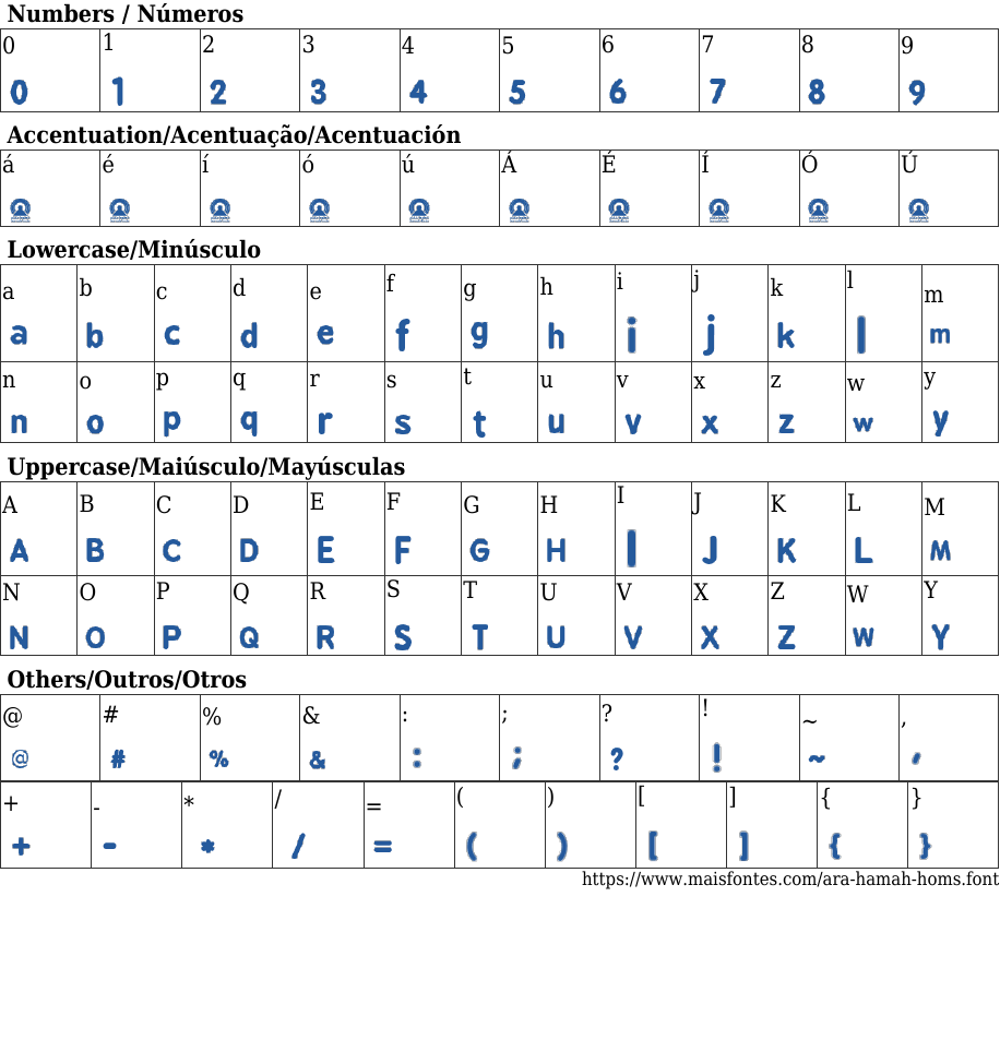 Ara Hamah Homs Font: Free Download | MaisFontes