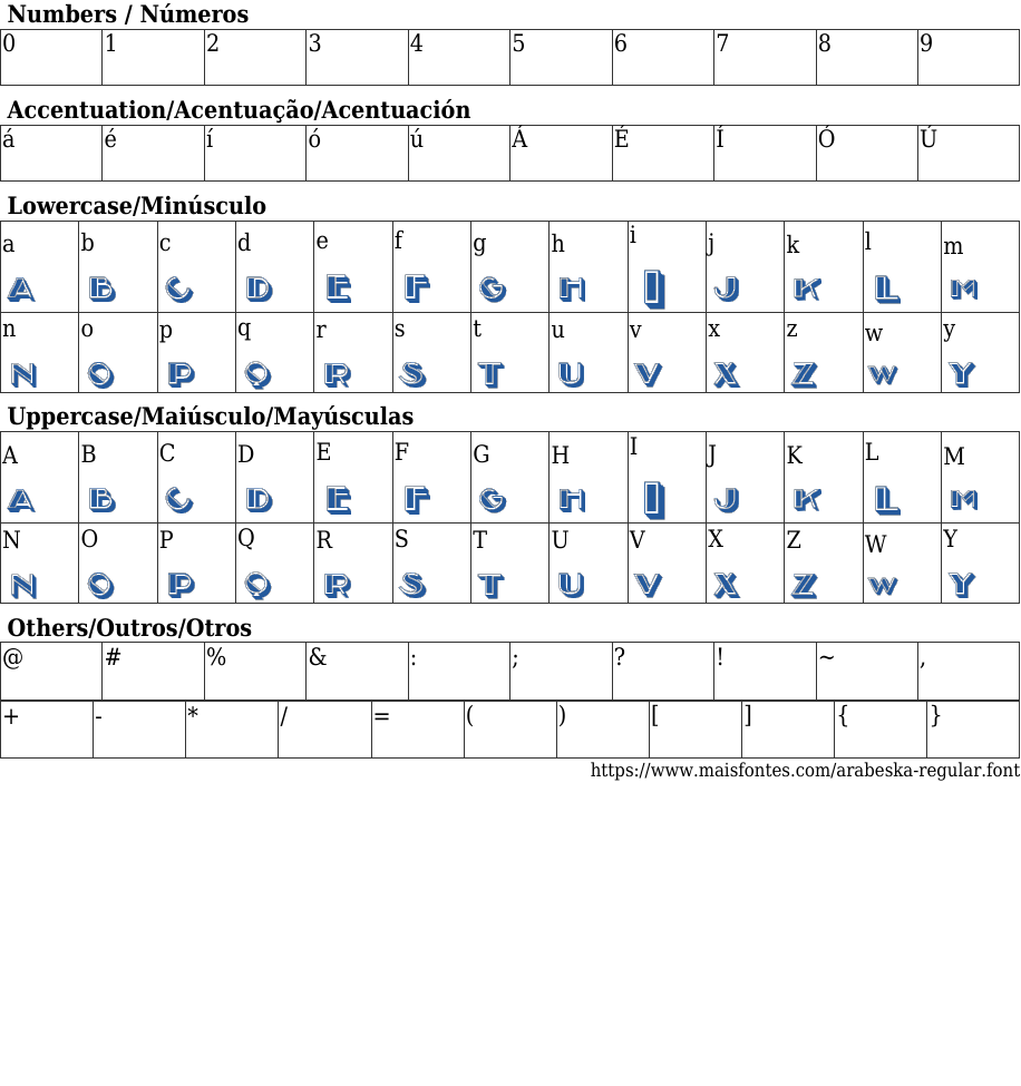 Arabeska Regular: Baixar Fonte Grátis | MaisFontes