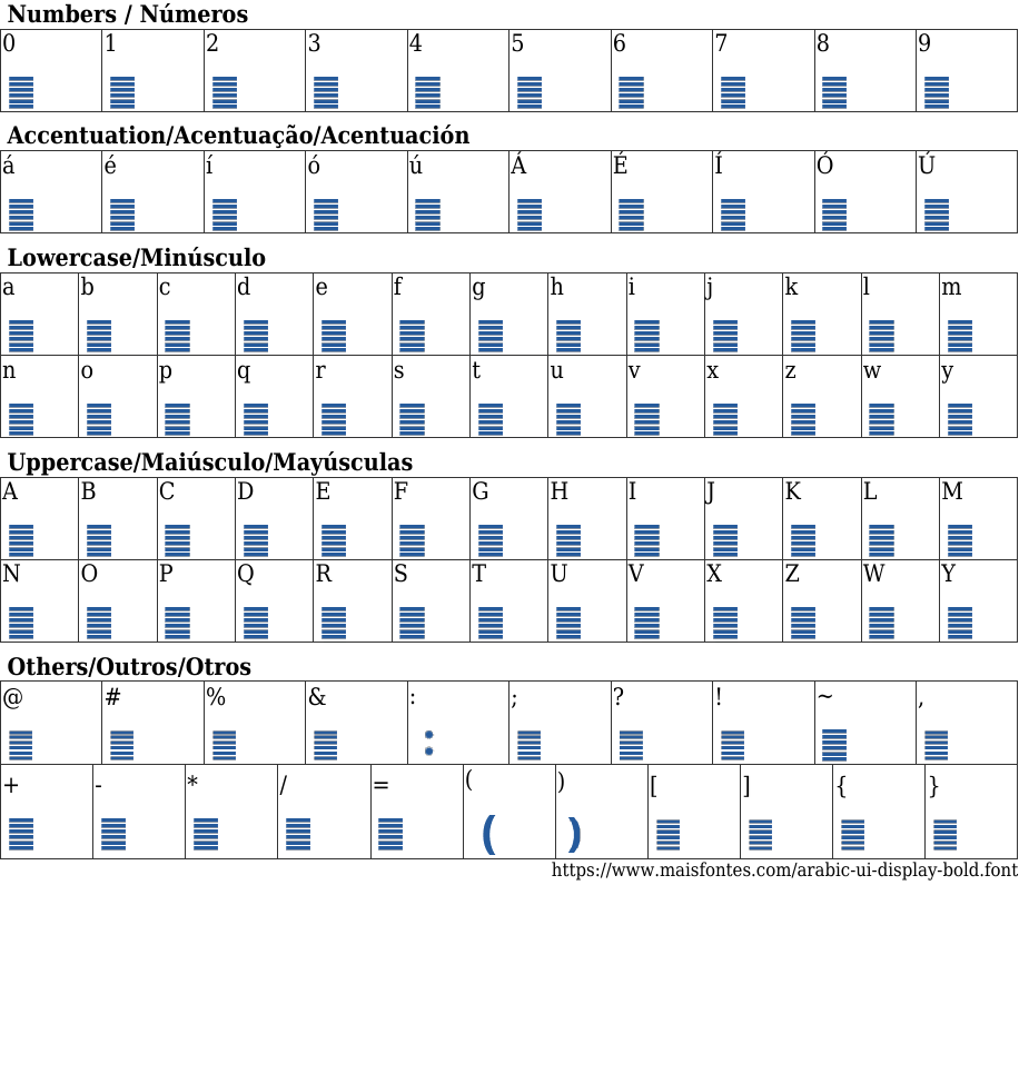 Arabic UI Display Bold: Free Font Download | MaisFontes
