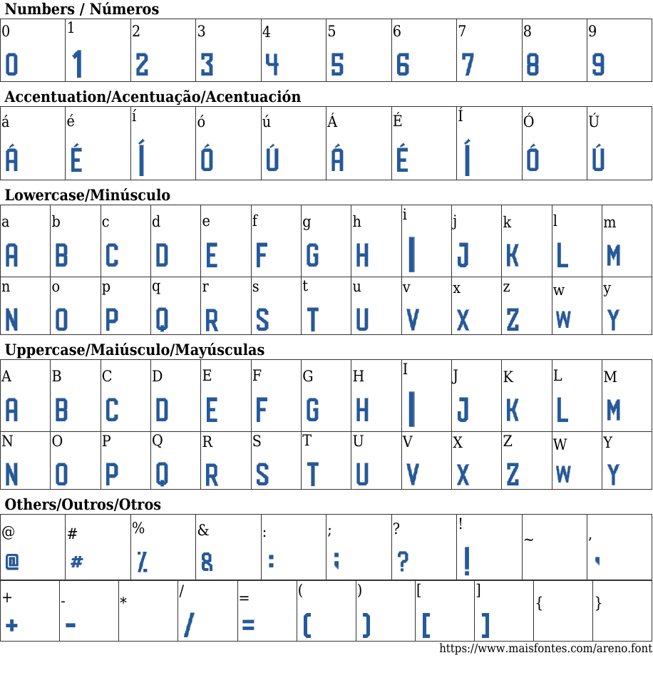 Areno Font: Free Download | MaisFontes