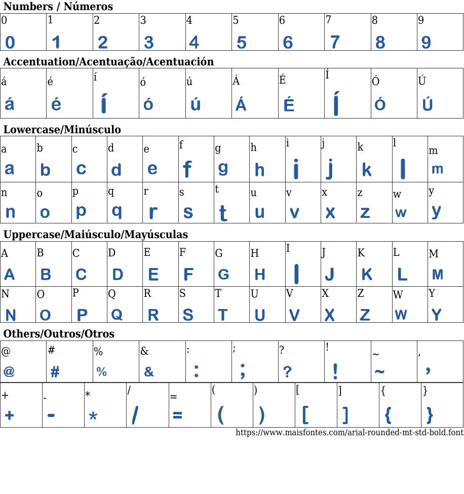 Arial Rounded MT Std Bold: Free Font Download | MaisFontes