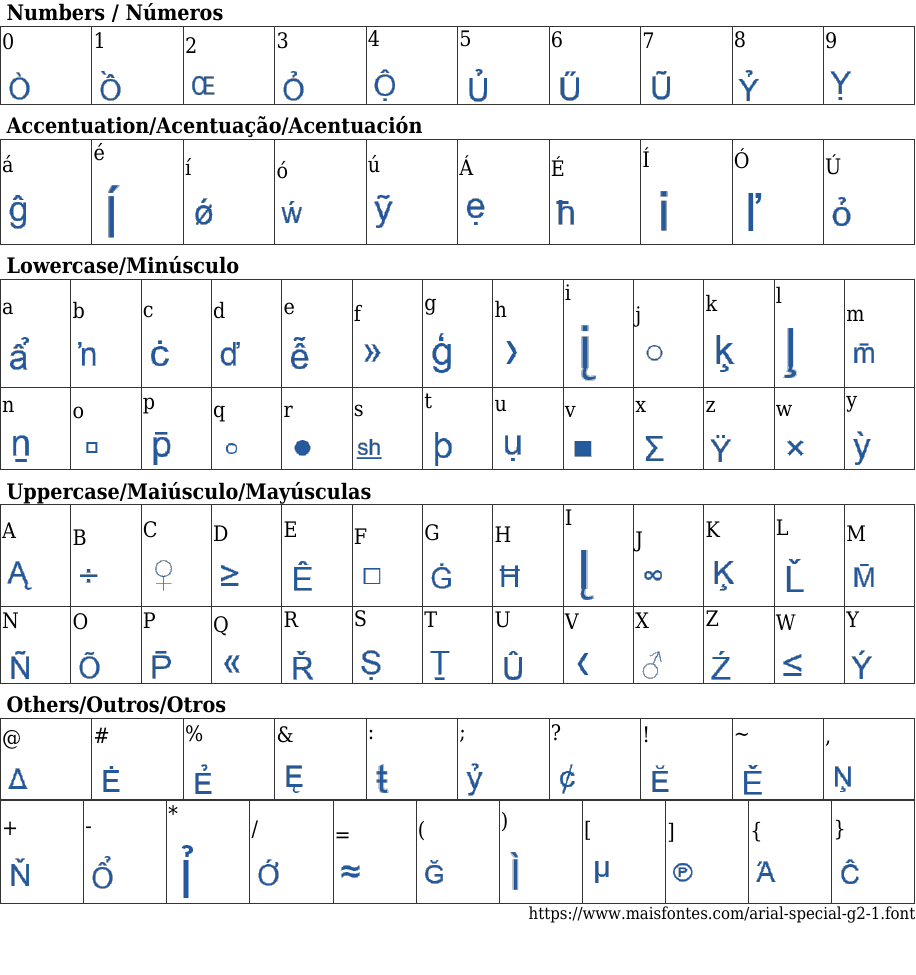 Arial Special G2: Free Font Download | MaisFontes