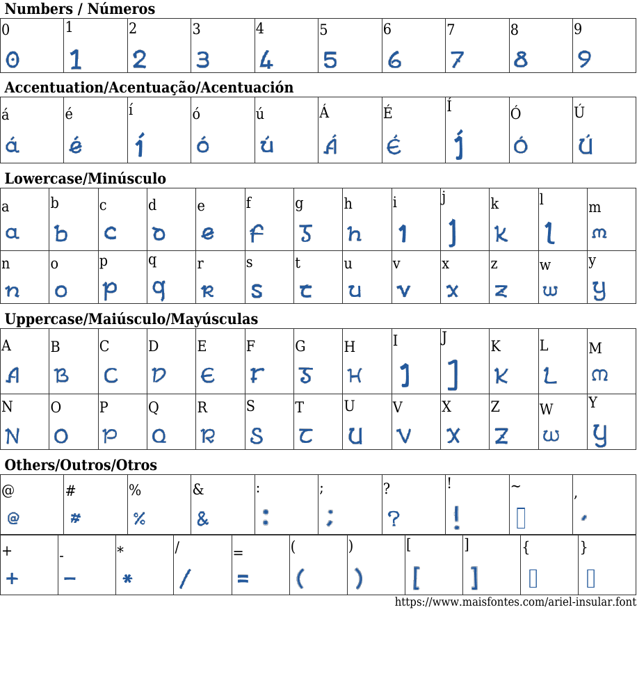 Ariel Insular: Baixar Fonte Grátis | MaisFontes