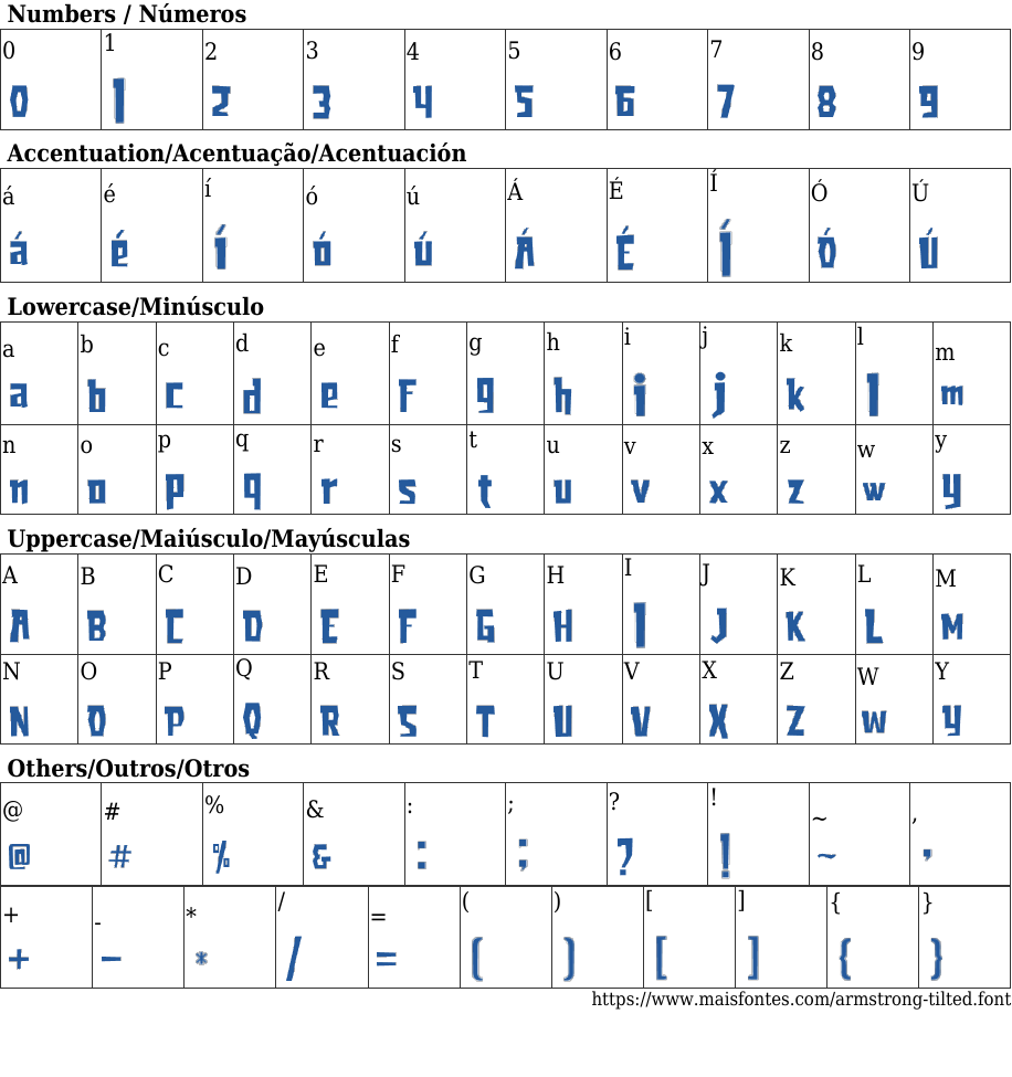 Armstrong Tilted: Free Font Download | MaisFontes