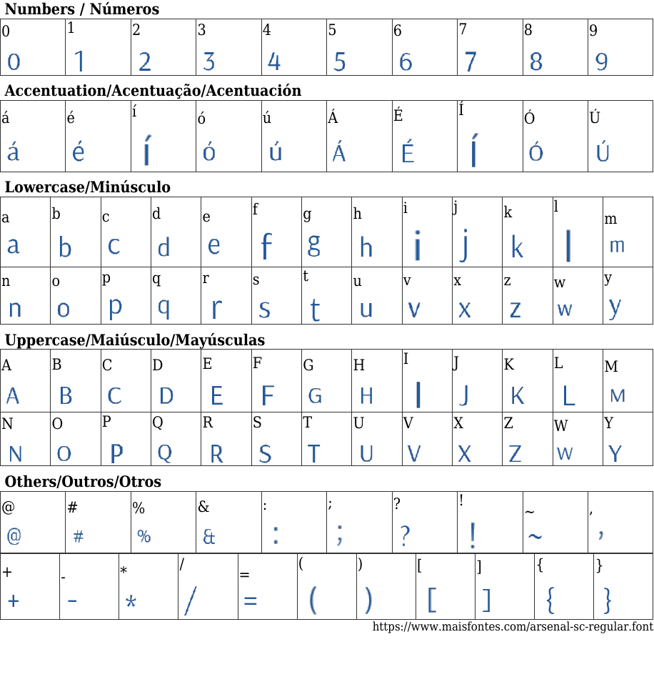 Arsenal SC Regular: Baixar Fonte Grátis | MaisFontes
