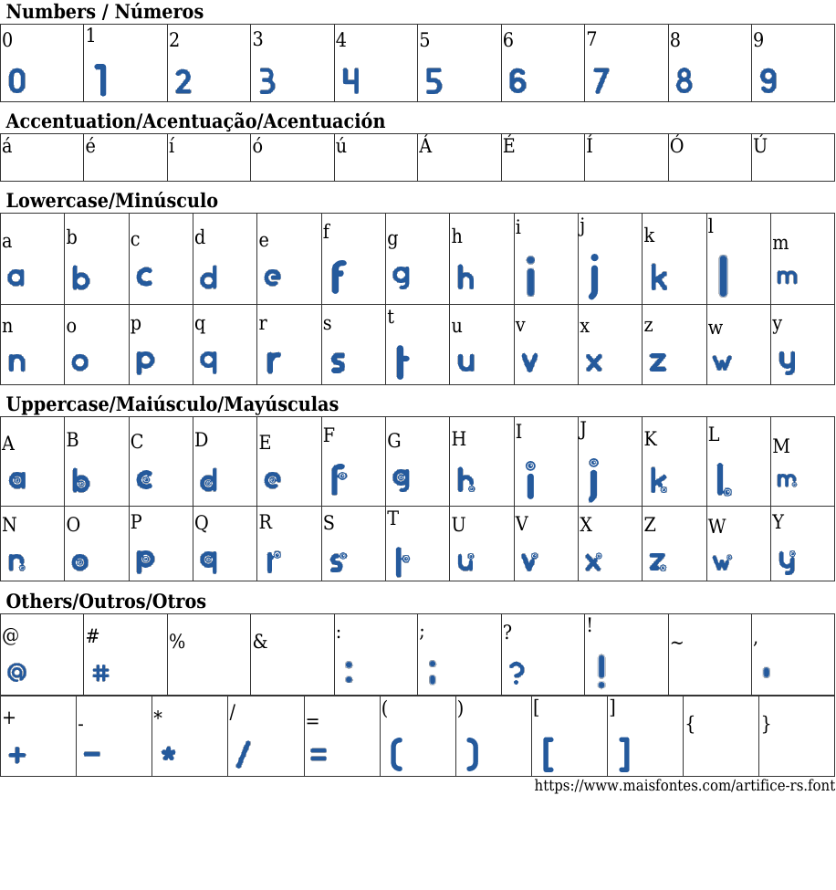Artifice rs Font: Free Download | MaisFontes