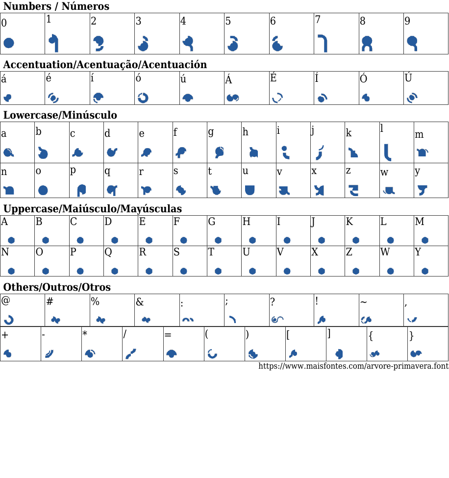 Arvore Primavera: Free Font Download | MaisFontes