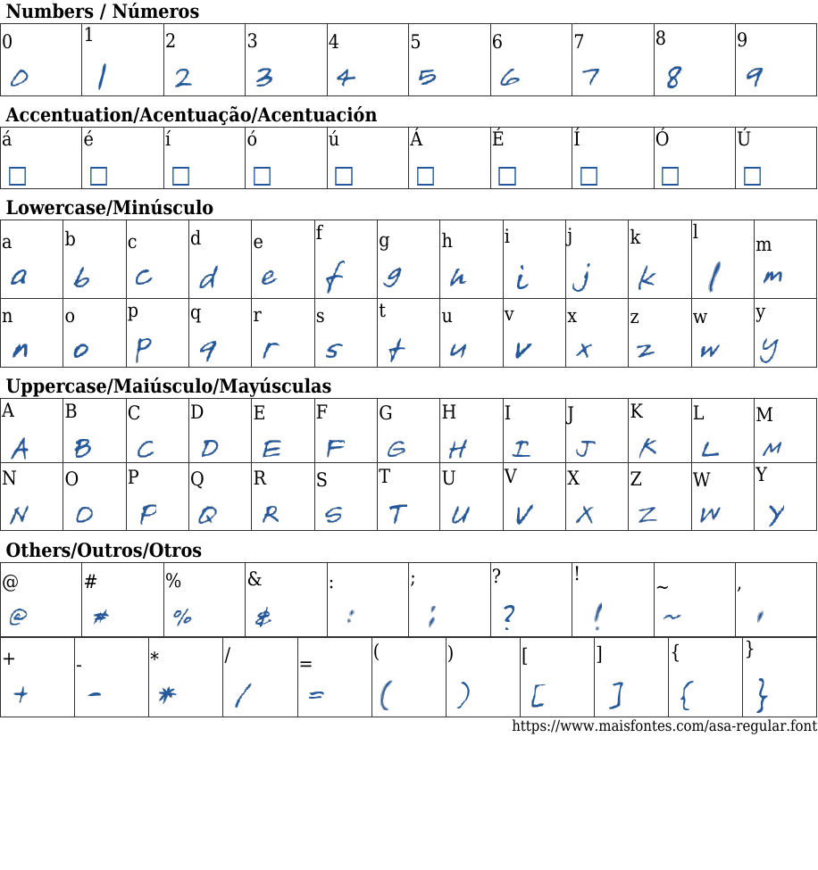 Asa Regular: Free Font Download | MaisFontes