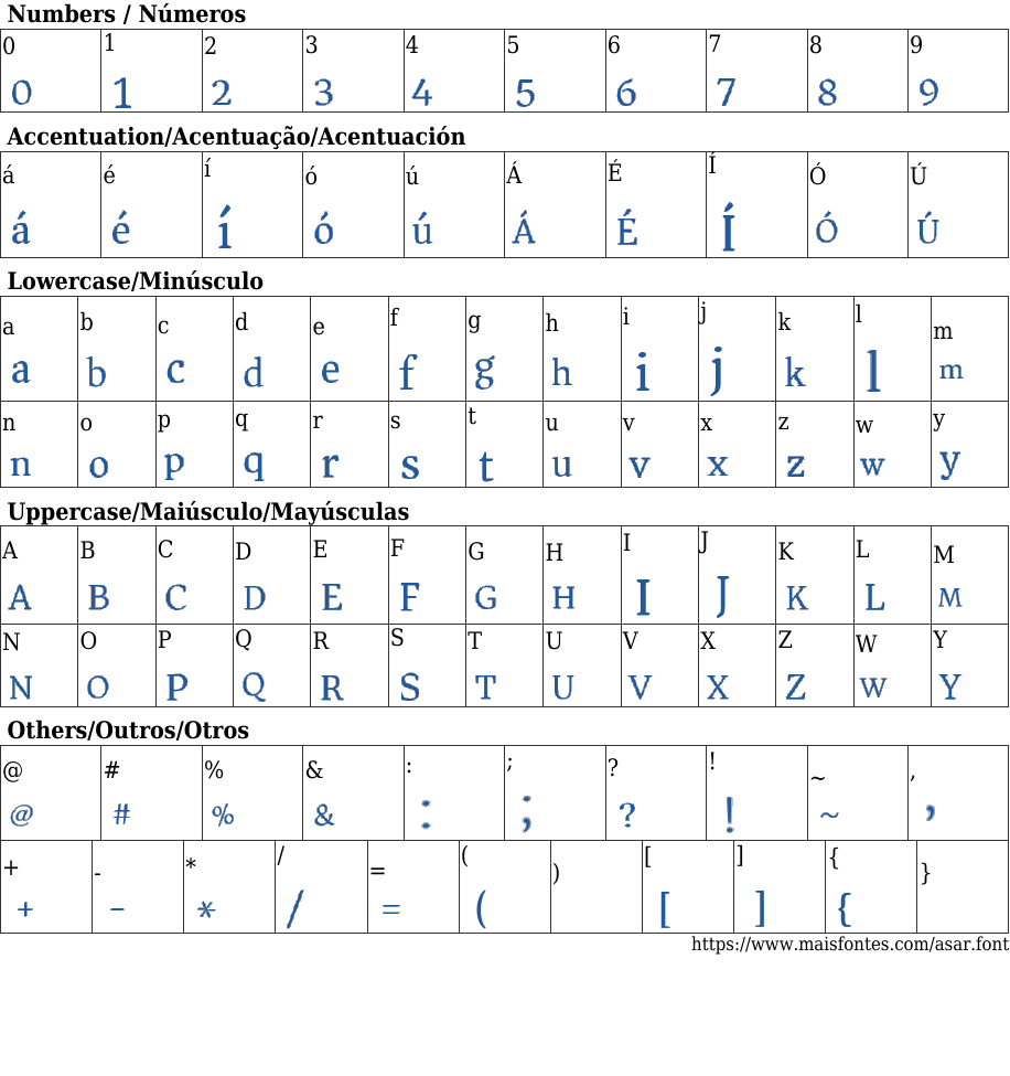 Asar Font: Free Download | MaisFontes