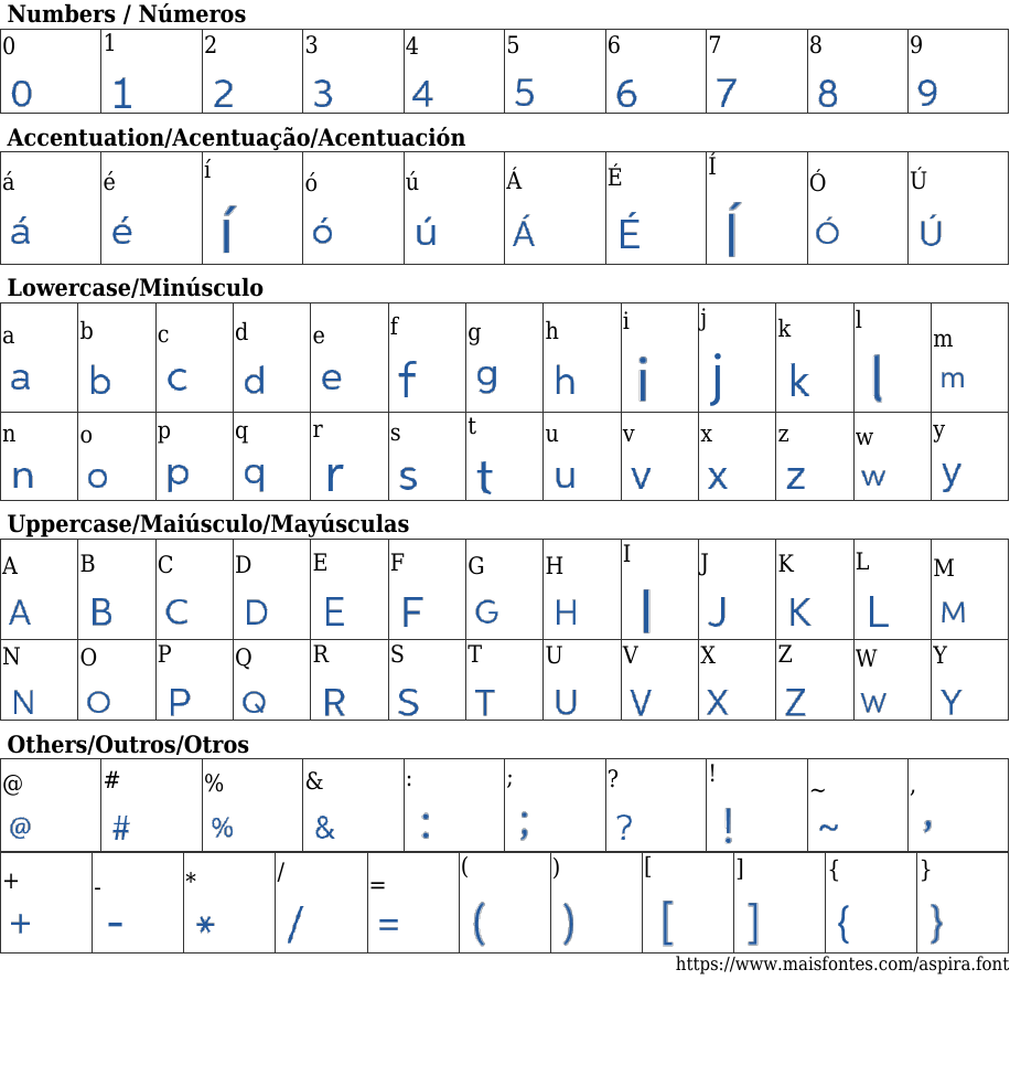 Aspira Font: Free Download | MaisFontes