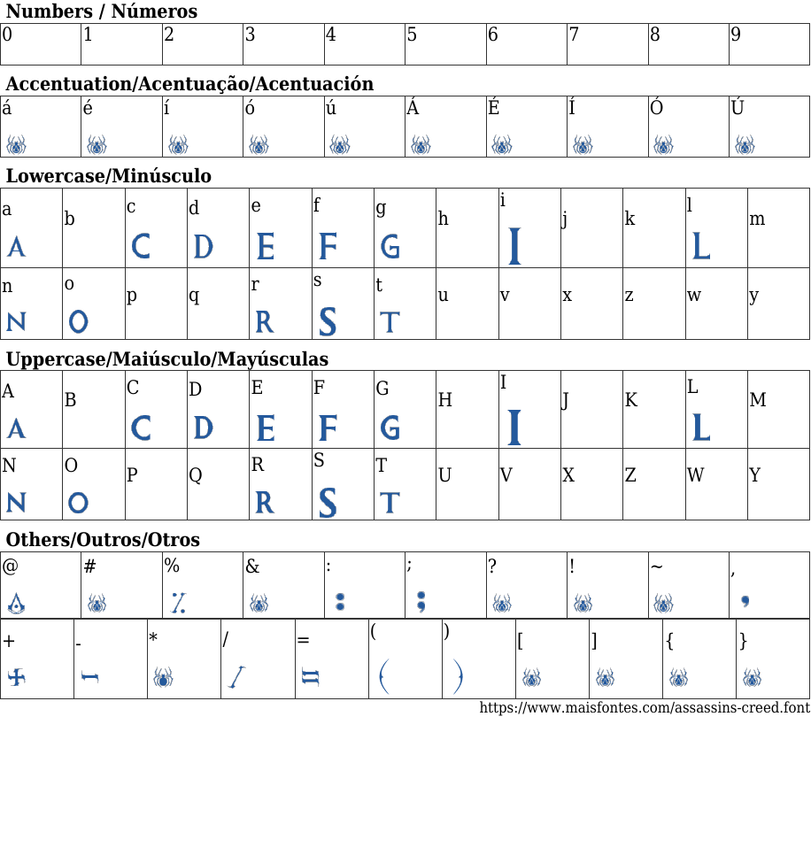 ASSASSINS CREED Font: Free Download | MaisFontes