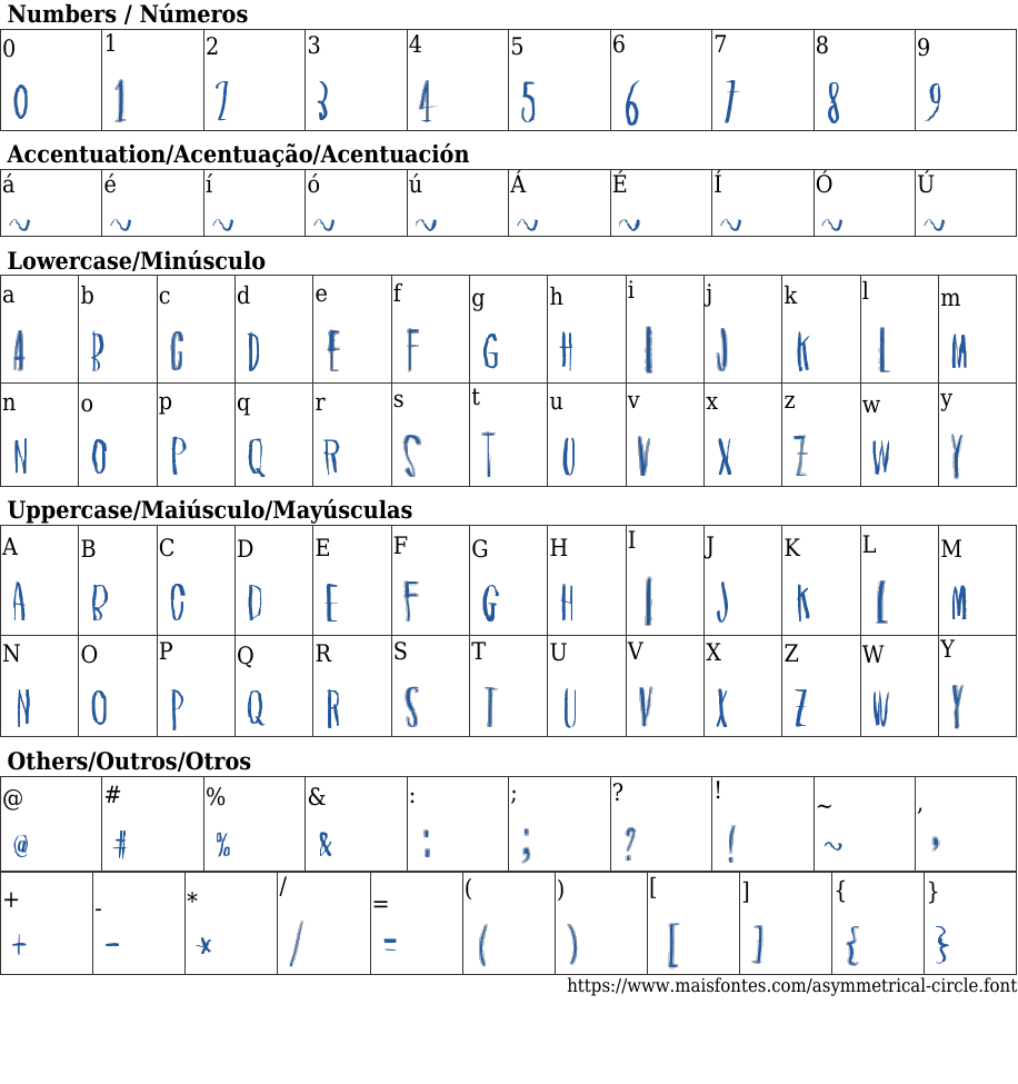 Asymmetrical Circle: Baixar Fonte Grátis | MaisFontes