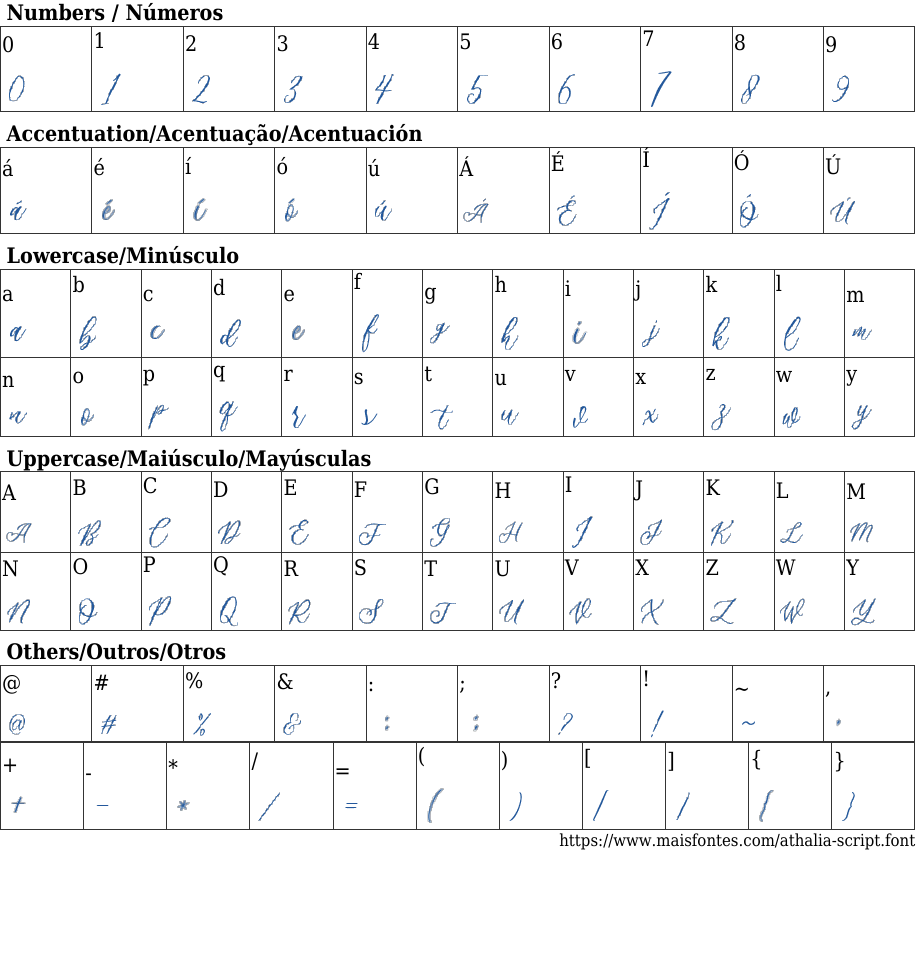 Athalia Script: Free Font Download | MaisFontes