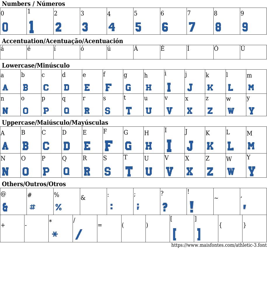 Athletic Normal Font: Free Download | MaisFontes