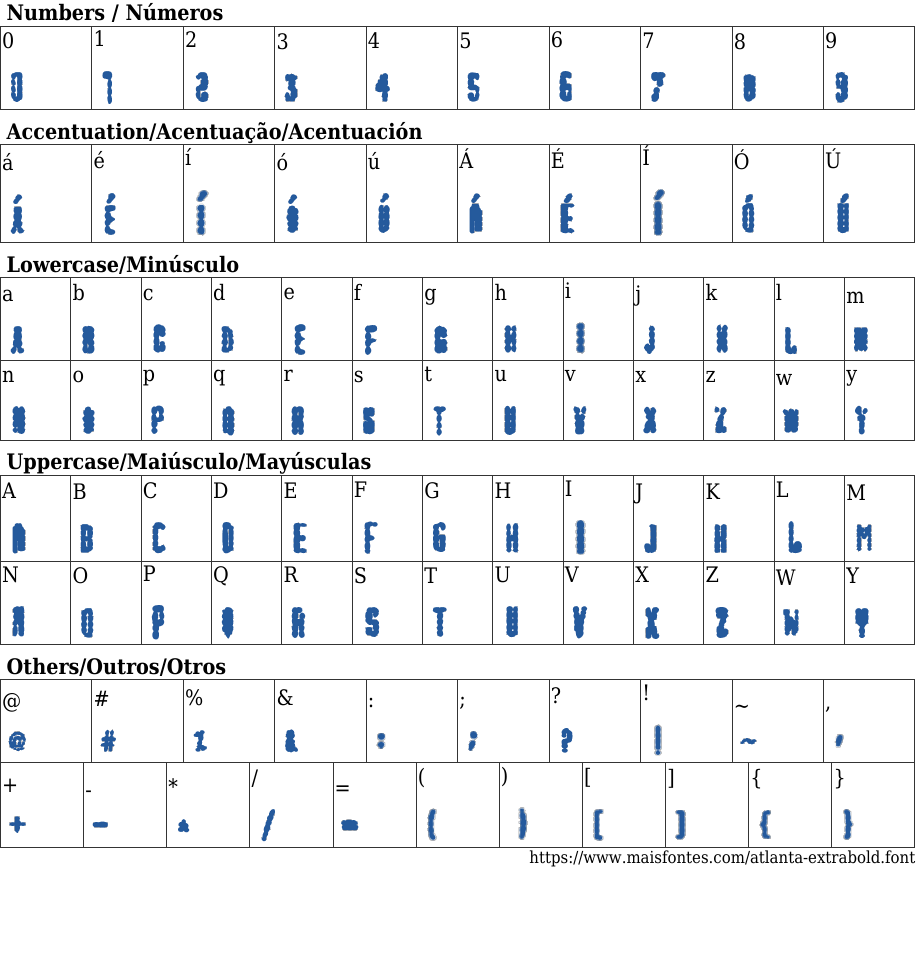 Atlanta Extra Bold: Free Font Download | MaisFontes