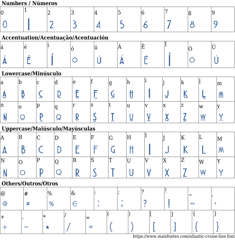 Atlantic Cruise Line: Free Font Download | MaisFontes