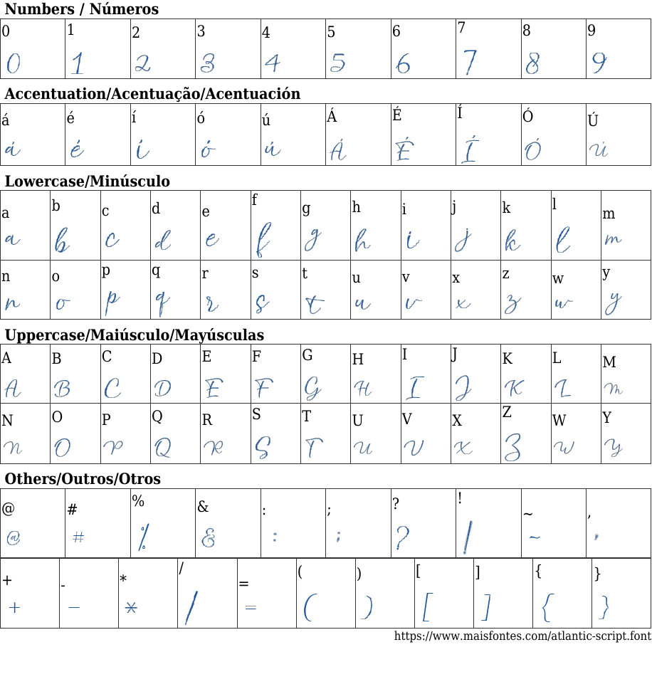Atlantic Script Font: Free Download | MaisFontes
