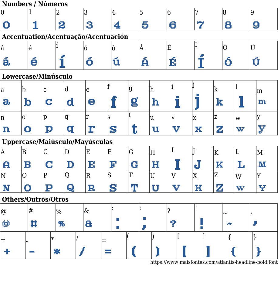 Atlantis Headline Bold: Download Free Font | MaisFontes