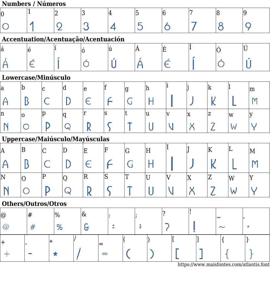 Atlantis Font: Free Download | MaisFontes