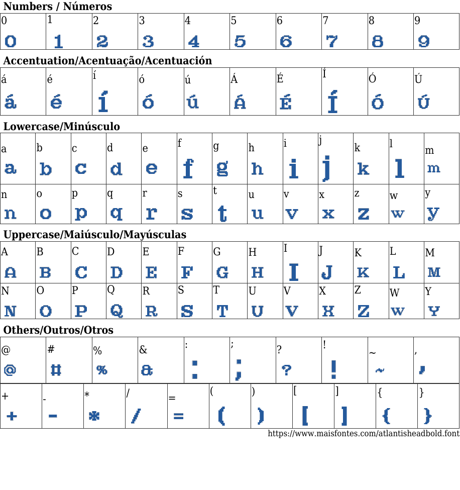 Atlantis Head Bold: Free Font Download | MaisFontes