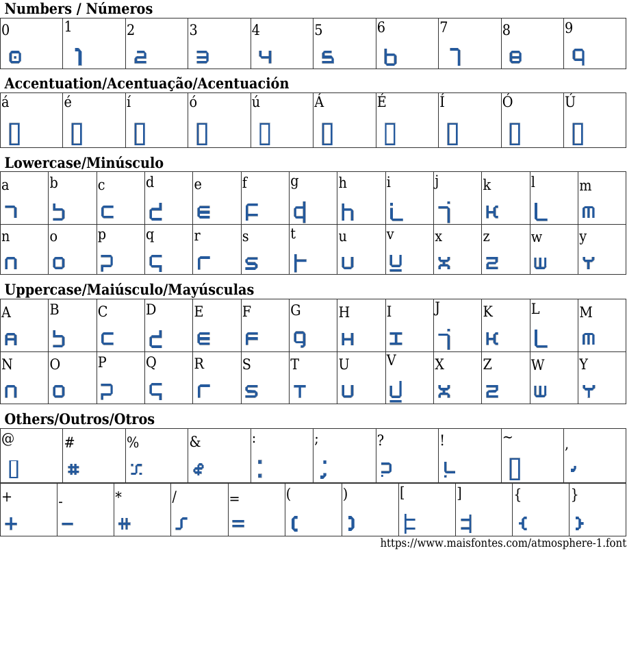 Atmosphere Plain: Free Font Download | MaisFontes