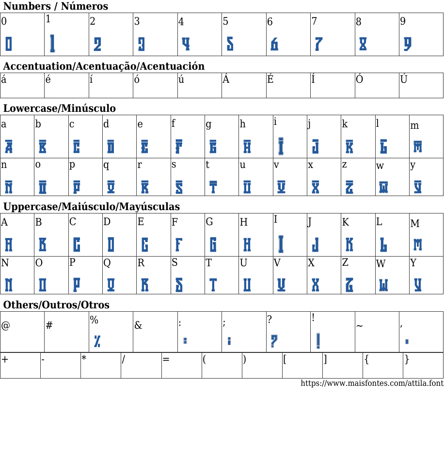 Attila: Free Font Download | MaisFontes