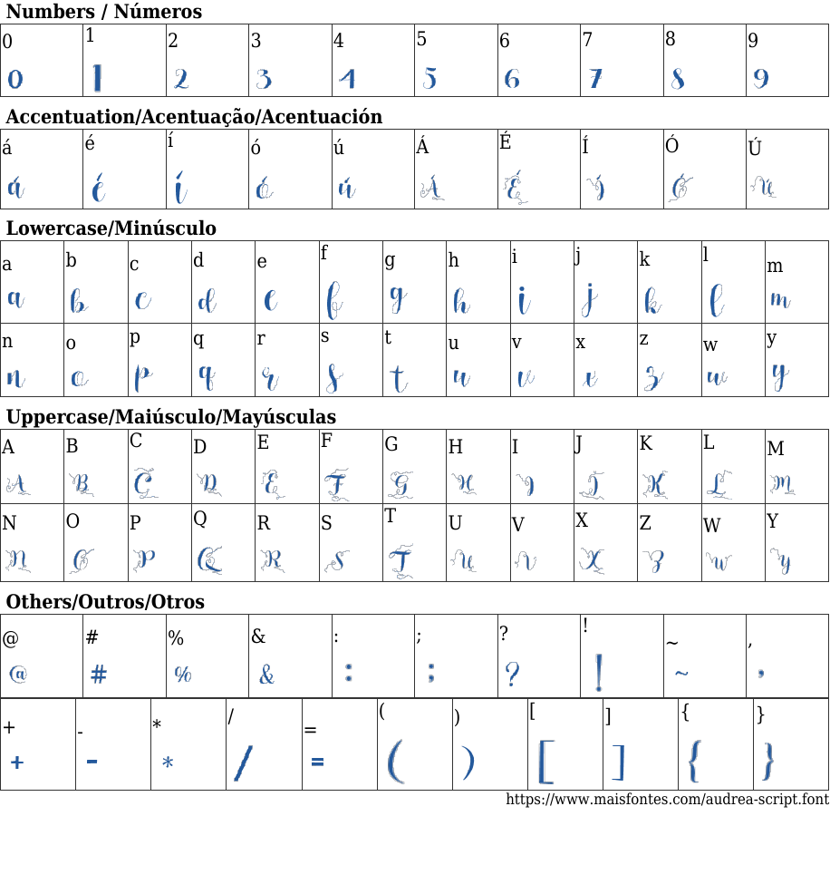 Audrea Script: Baixar Fonte Grátis | MaisFontes