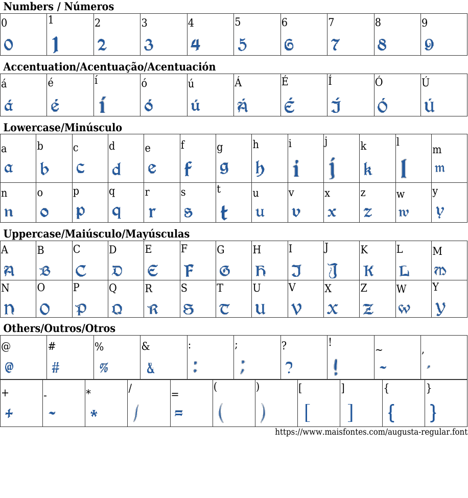 Augusta Regular: Baixar Fonte Grátis | MaisFontes