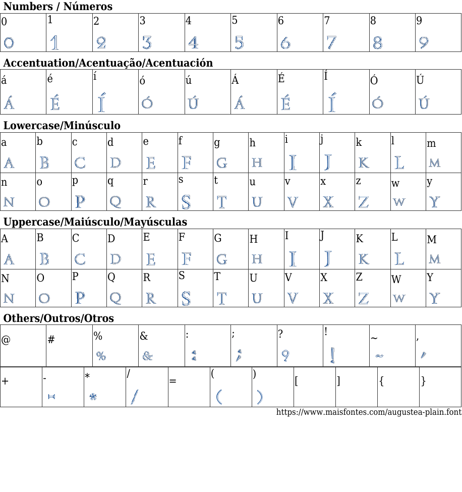 Augustea Plain: Free Font Download | MaisFontes