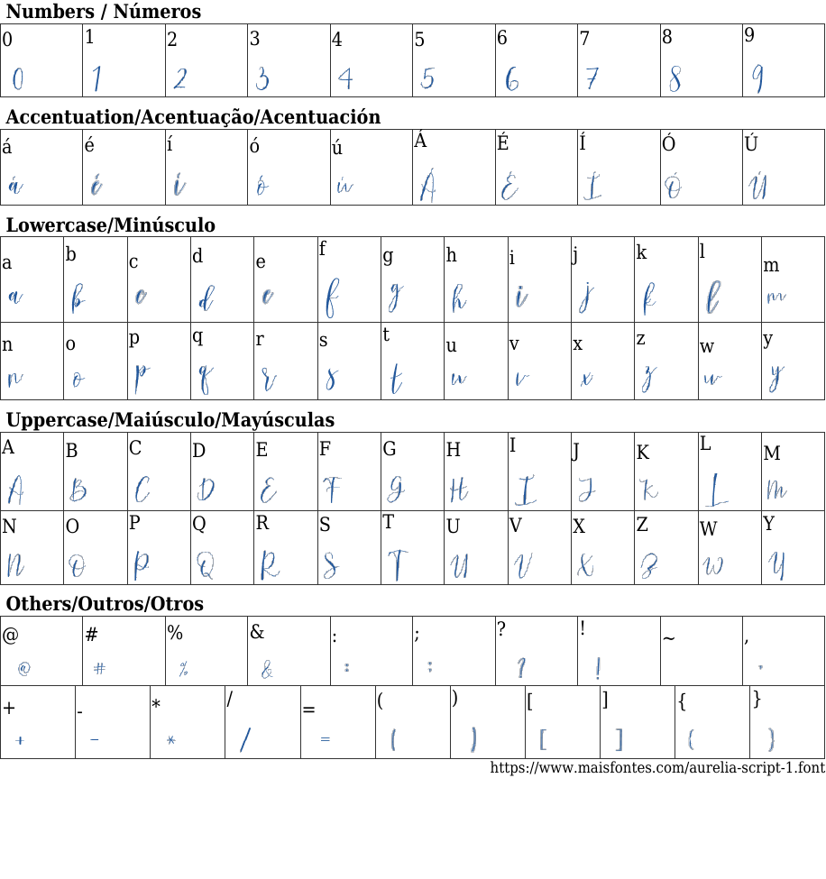Aurelia Irfan Script Font: Free Download | MaisFontes