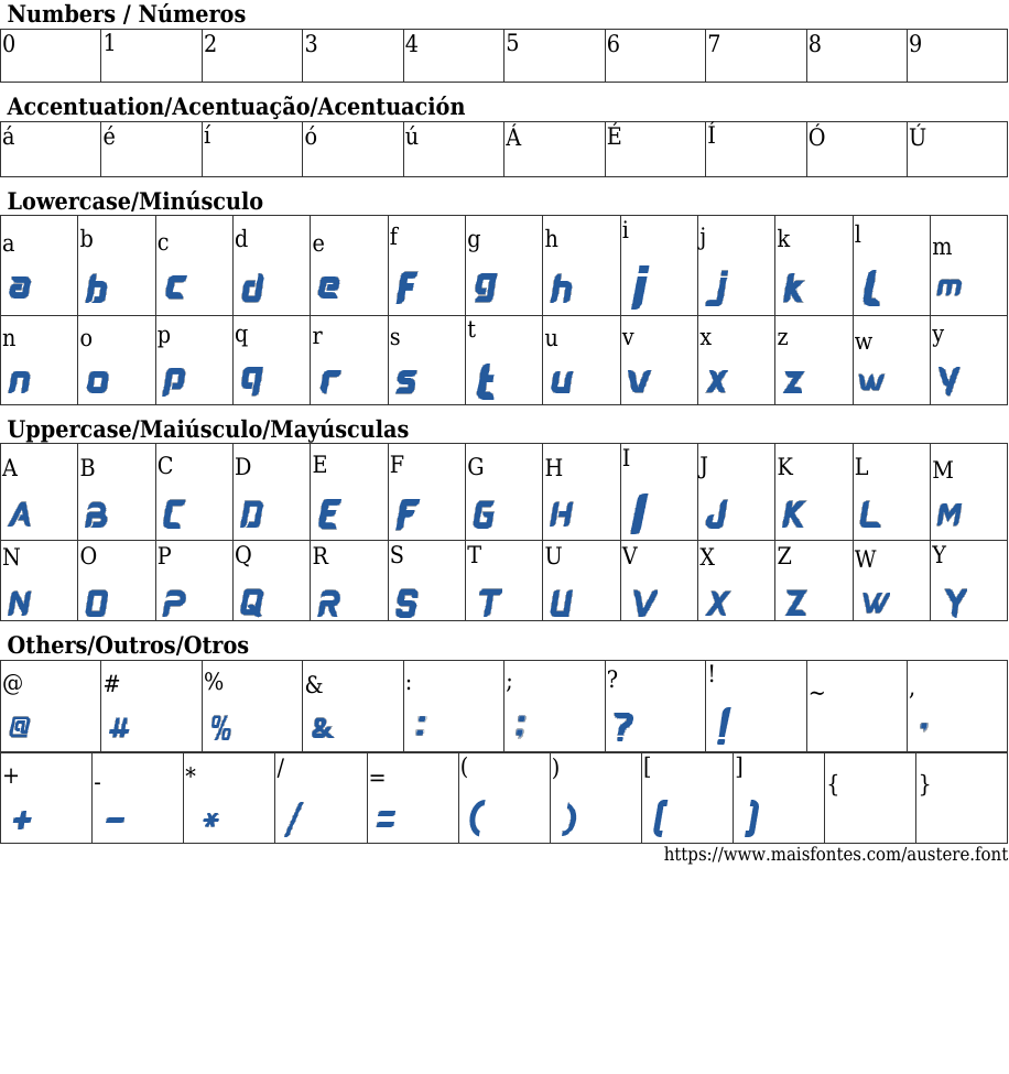 Austere: Free Font Download | MaisFontes