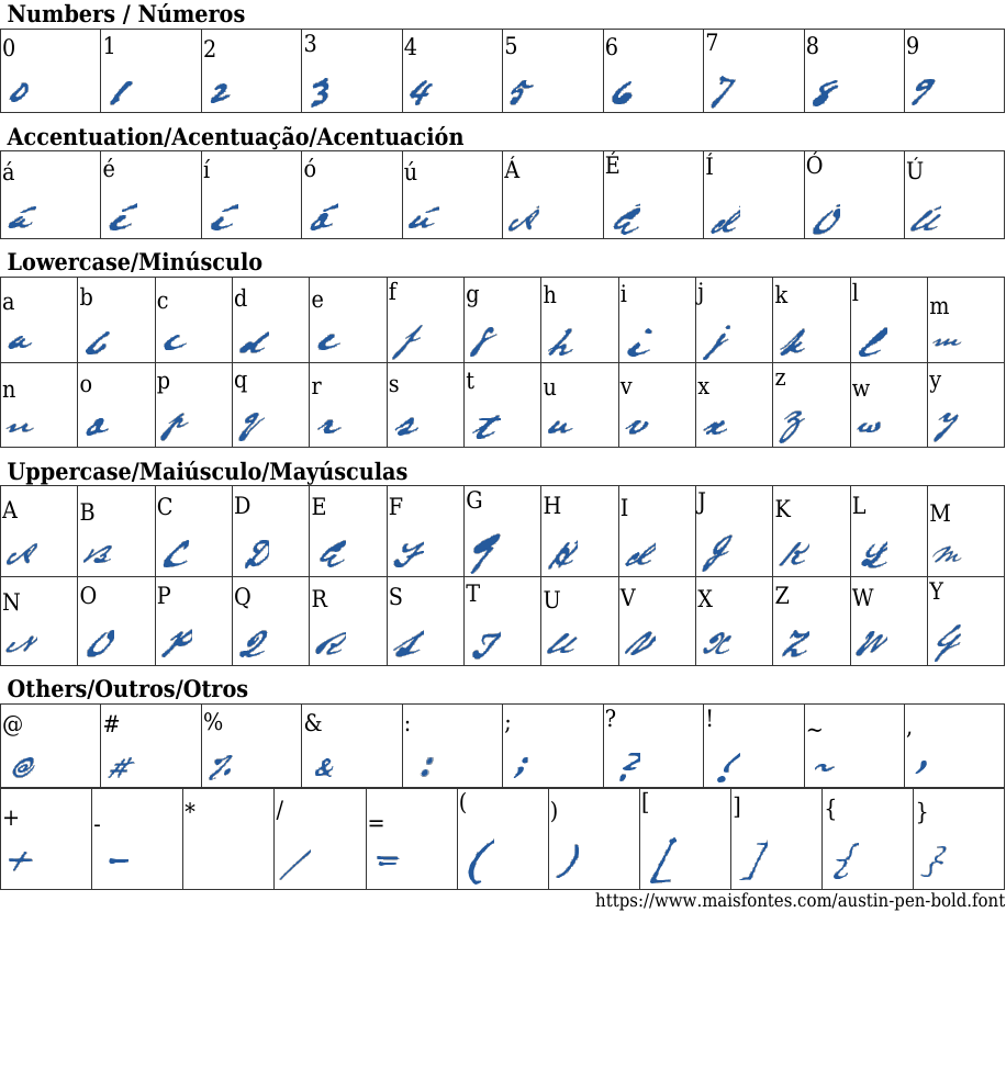 Austin Pen Bold: Baixar Fonte Grátis | MaisFontes