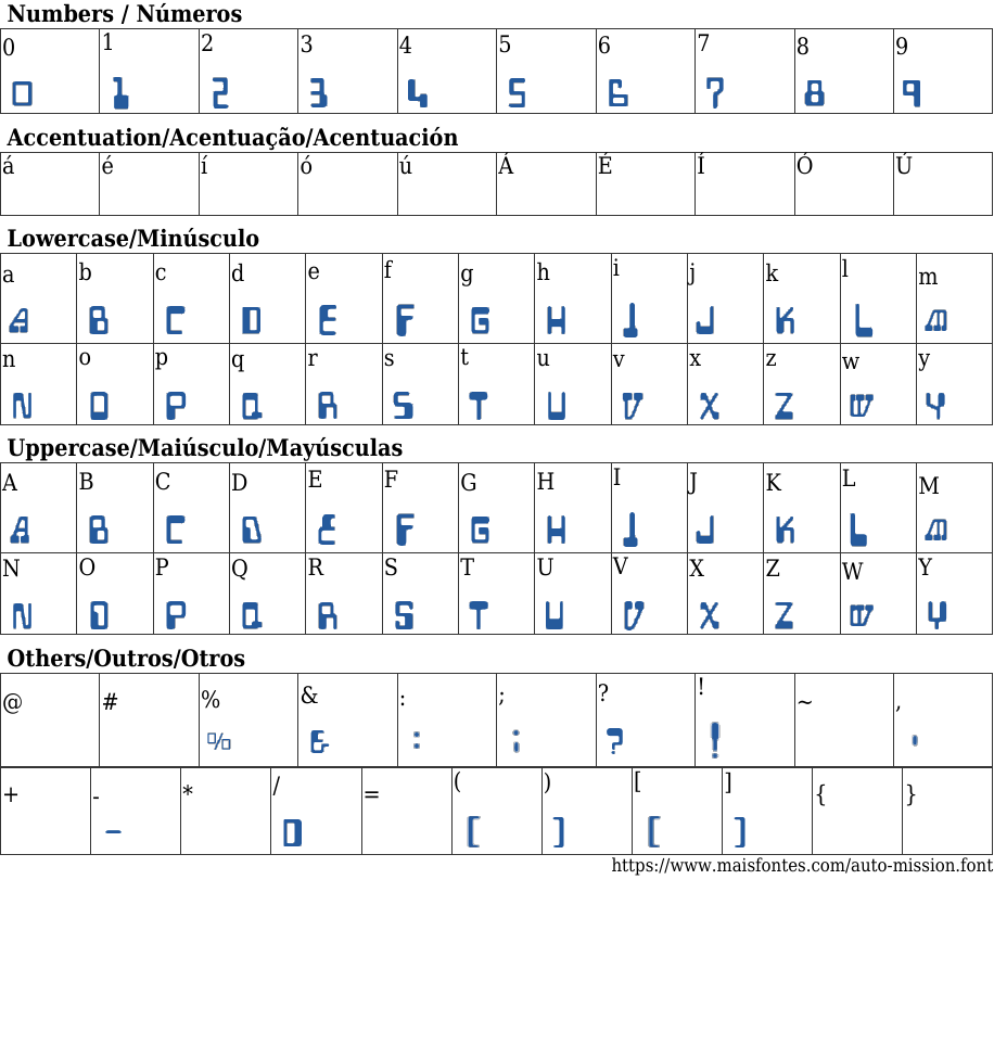 Auto Mission: Baixar Fonte Grátis | MaisFontes